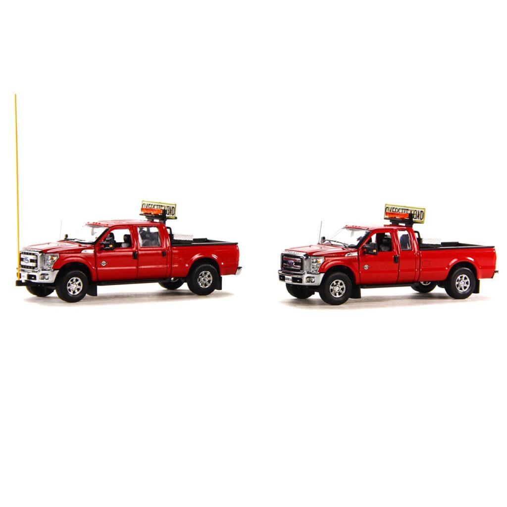 1:50 Set de 2 Camionetas Escolta Ford ® F-250 rojas – CRA® La casa de ...