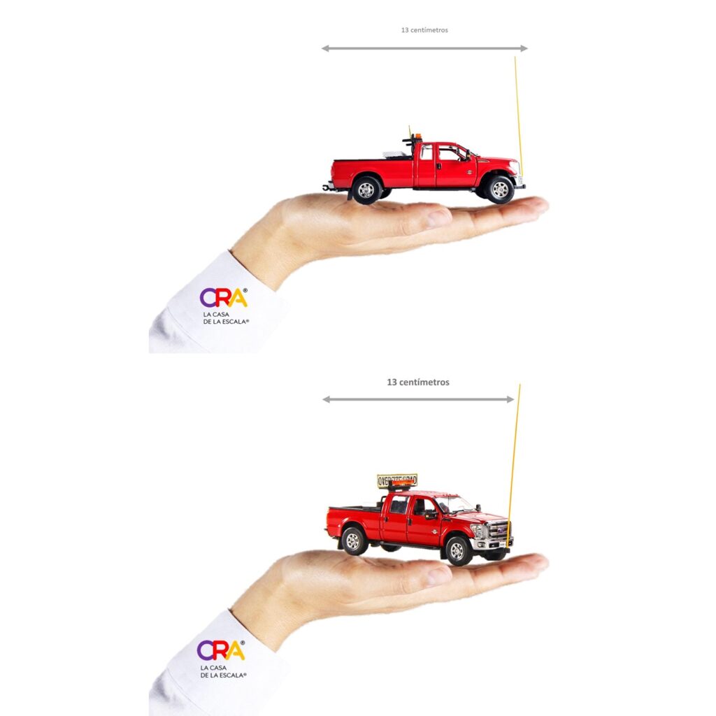 1:50 Set de 2 Camionetas Escolta Ford ® F-250 rojas – CRA® La casa de ...